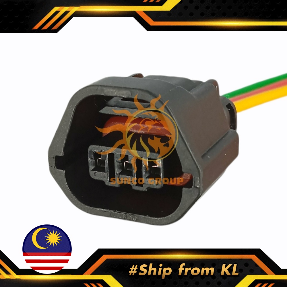 3 Pin Proton Waja Cam Sensor Camshaft Sensor Socket Connector Made in ...