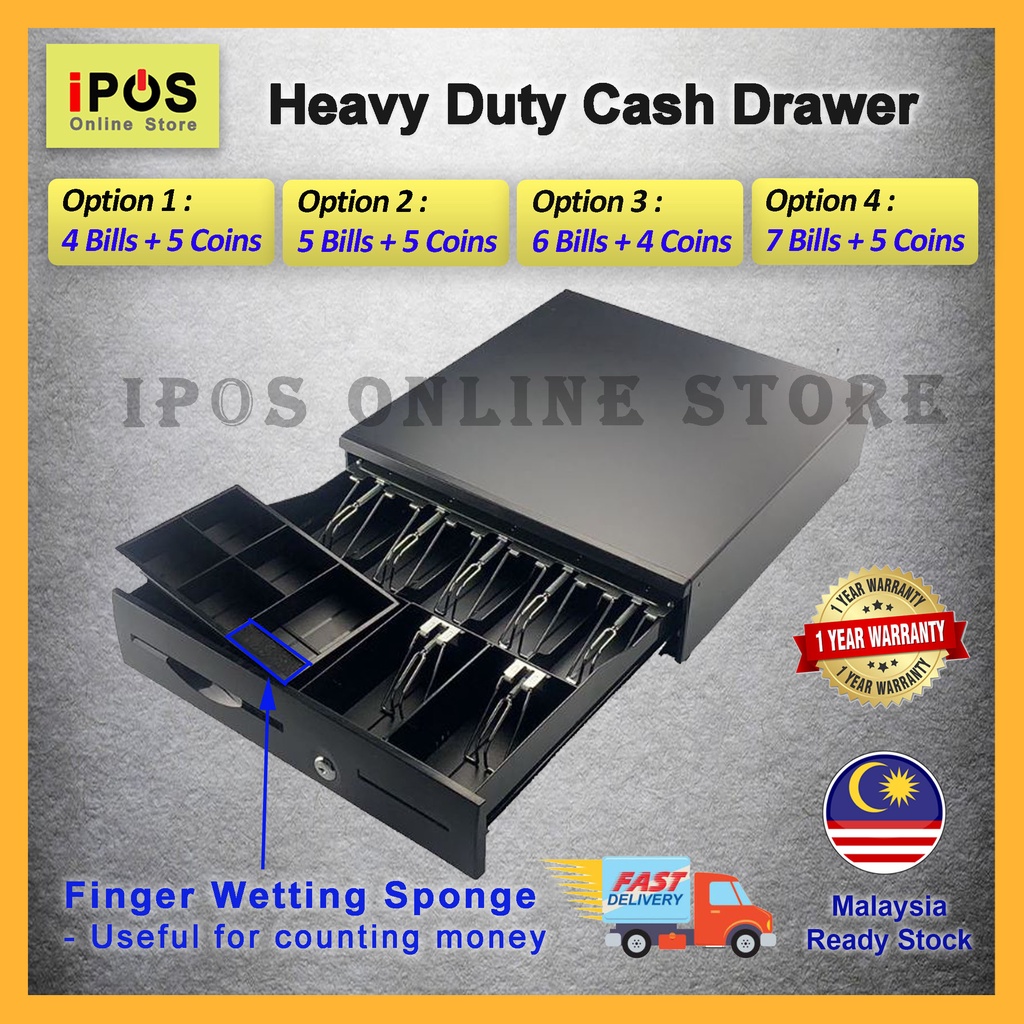Cash Drawer /Cash Box / Money Box / Cashier Box For POS System | Shopee ...