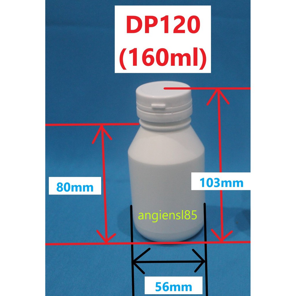 BOTOL KOSONG / BOTOL UBAT / BOTOL KAPSUL (100 UNIT INSIDE) (DP120 ...