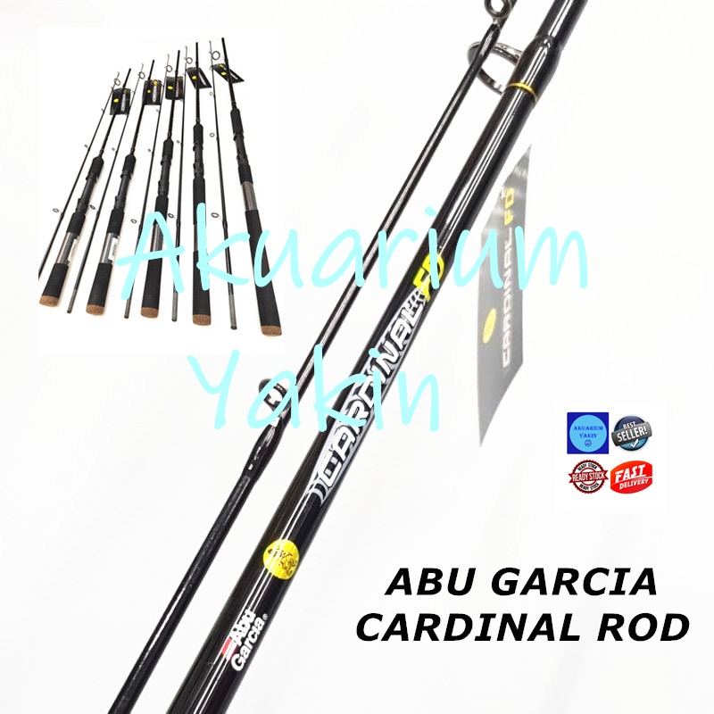 4077 ABU GARCIA CARDINAL FD FIBER SPINNING ROD | Shopee Malaysia