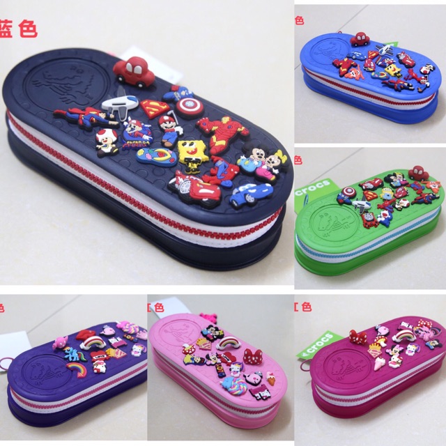READY STOCK CROCS SMIGGLE PENCIL CASE PENCIL BOX FOR SCHOOL KIDS ...