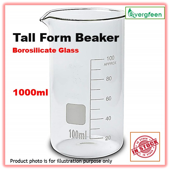 Bikar Kaca Makmal bentuk tinngi ( Kaca Borosilikat )/ Borosilicate ...