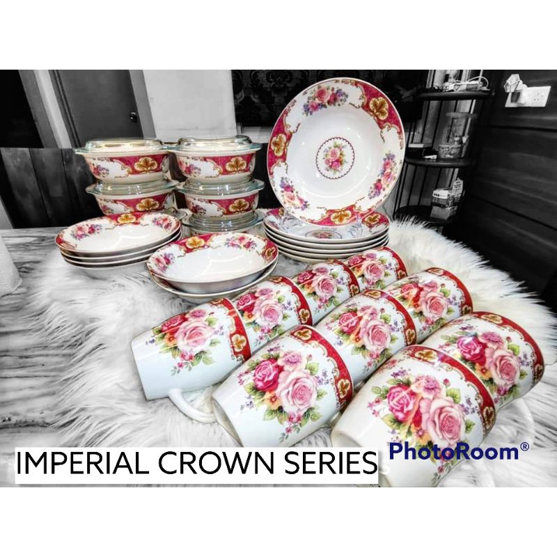 💥NEW ITEM💥 IMPERIAL CROWN SERIES / SET PINGGAN MURAH / SET VINTAGE ROSE ...