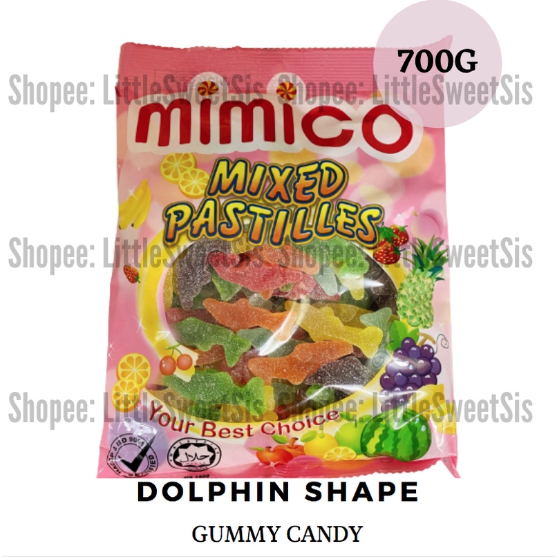GULA JELLY [700G]/MIMICO GUMMY/ MIXED FRUIT PASTILLES/ WAISUN MIXED ...