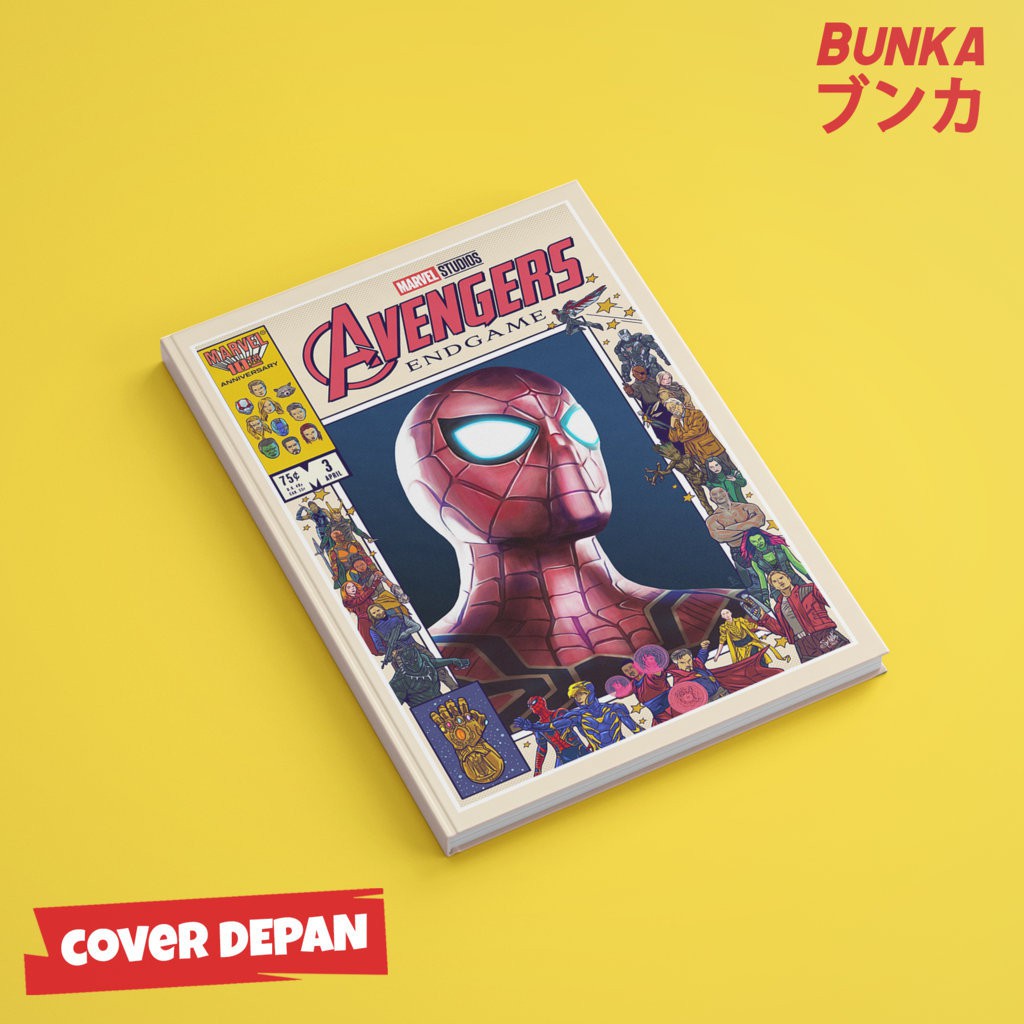 Notebook Hardcover Marvel Avengers Spiderman A5 Size Notebook Note ...