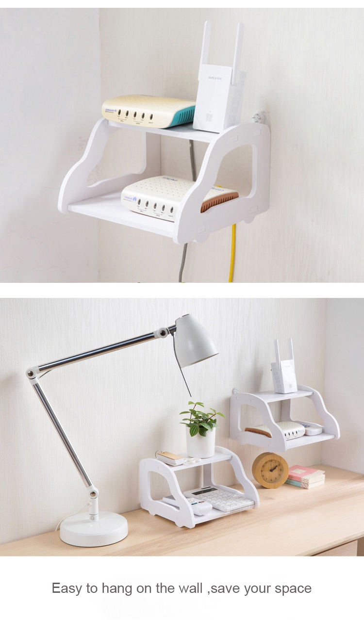 WIFI Rak / Rak Pasang Dinding Letak Modem WiFi Router Telephone TV-Box ...