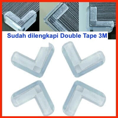3m Glass Table Corner Protector Rubber / Sharp Child Guard | Shopee ...