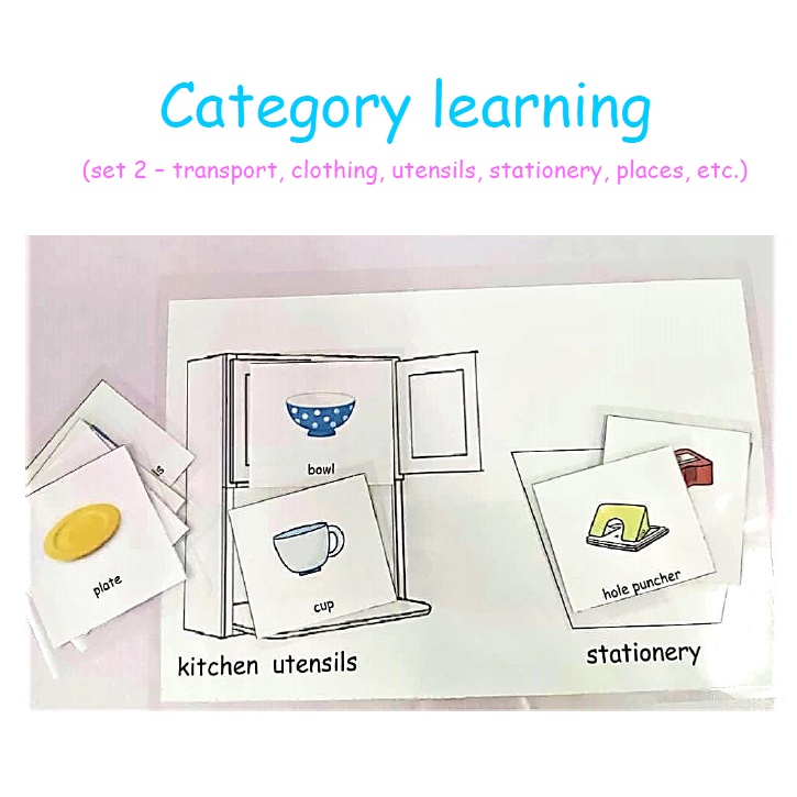 C002- Softcopy PDF - Category Learning Worksheets (Level 2)/ Quiet Book ...