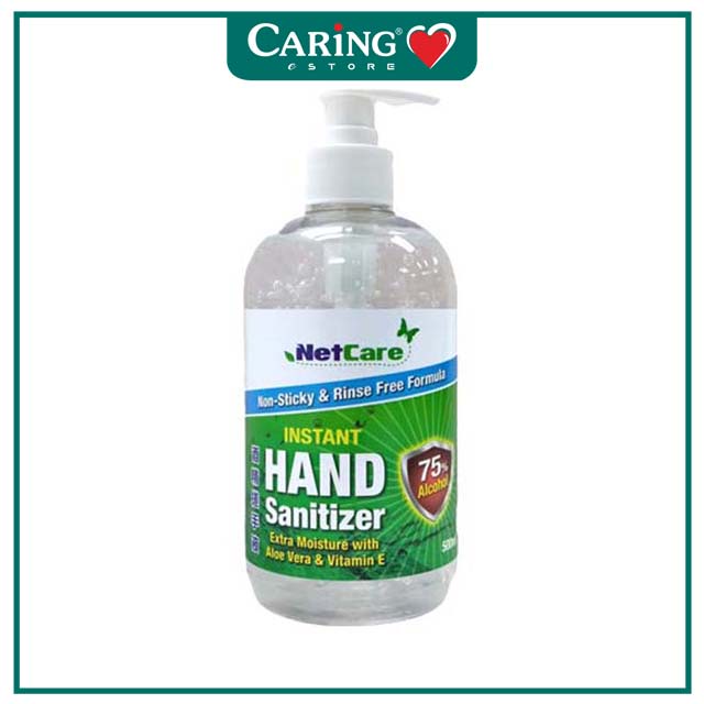 Caring Netcare Instant Hand Sanitizer (500ml) | Shopee Malaysia