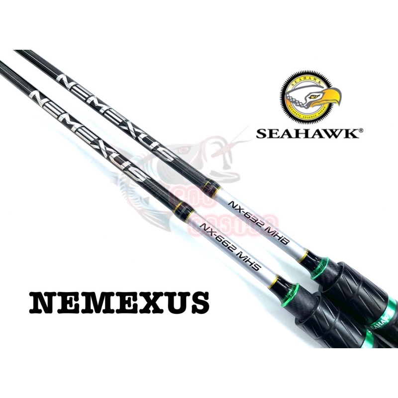 SEAHAWK Nemexus Spinning Rod / Nemexus Casting Rod Joran Pancing Batang ...