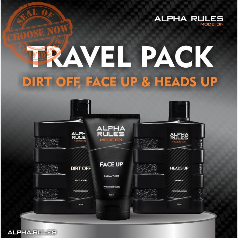 Choose NOW Alpha Rules Dirt Off Heads Up & Face Up Alpharules Original ...