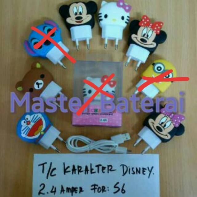 Disney S6 / Micro Character Charger (200Ampere Release) | Shopee Malaysia
