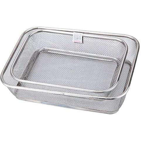 Stainless Steel Rectangular Colander | Shopee Malaysia