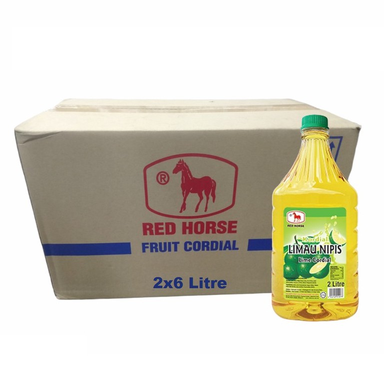 Red Horse Cordial Syrup Lime-1Carton(2LX6) | Shopee Malaysia