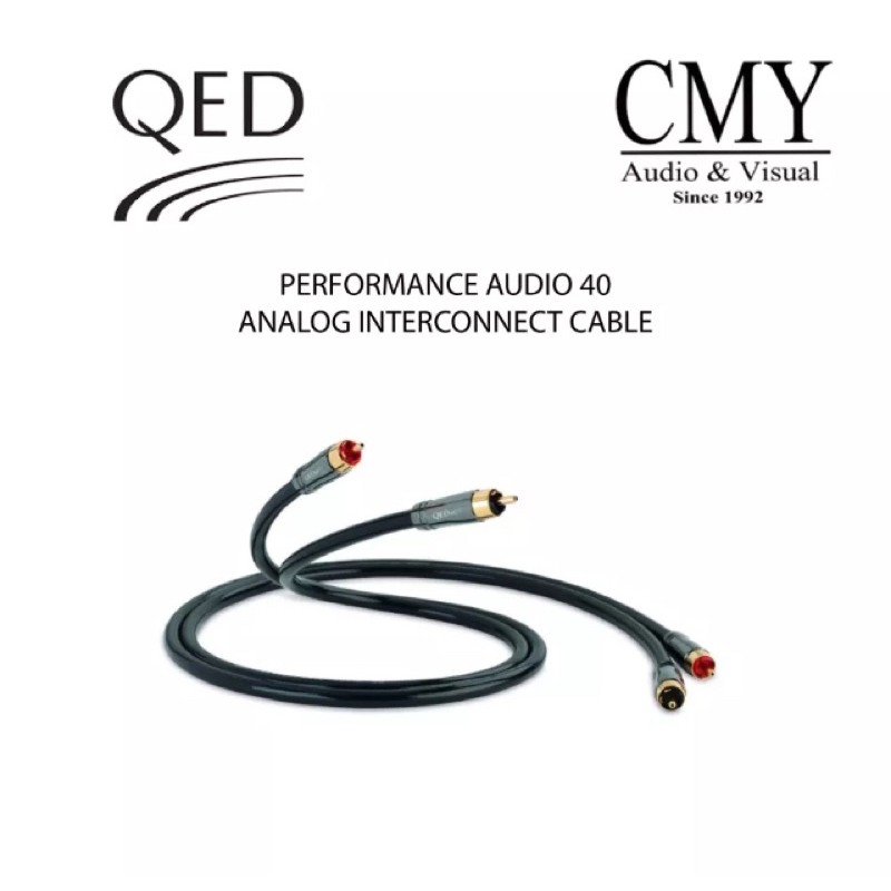 QED Performance Audio 40 Interconnect Cable 3meter (Pre Order) | Shopee ...