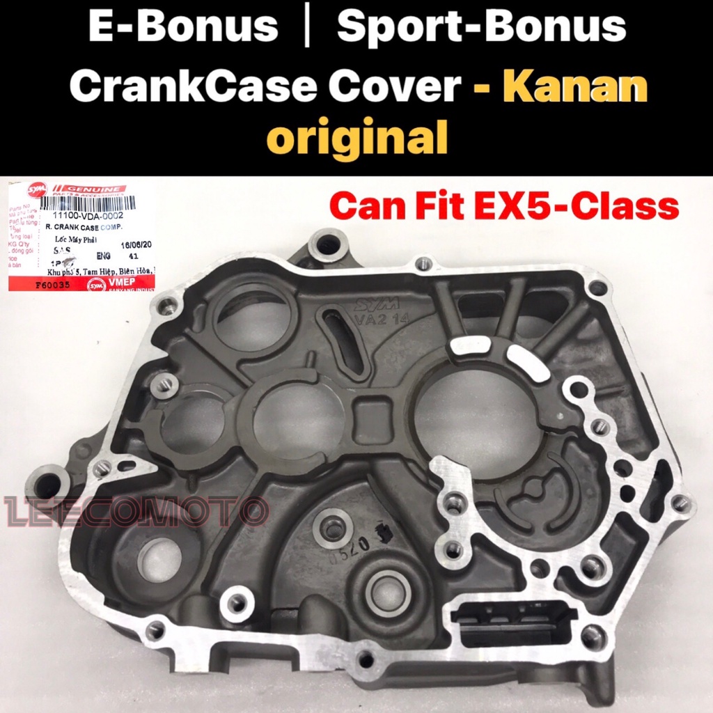 ORIGINAL SYM E BONUS / SPORT BONUS CRANKCASE CRANK CASE COVER PNP EX5 ...