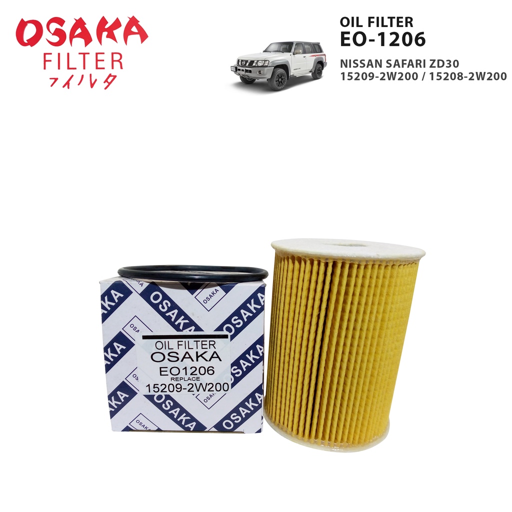 Osaka EO-1206 15209-2W200 / 15208-2W200 Oil Filter for NISSAN SAFARI ...