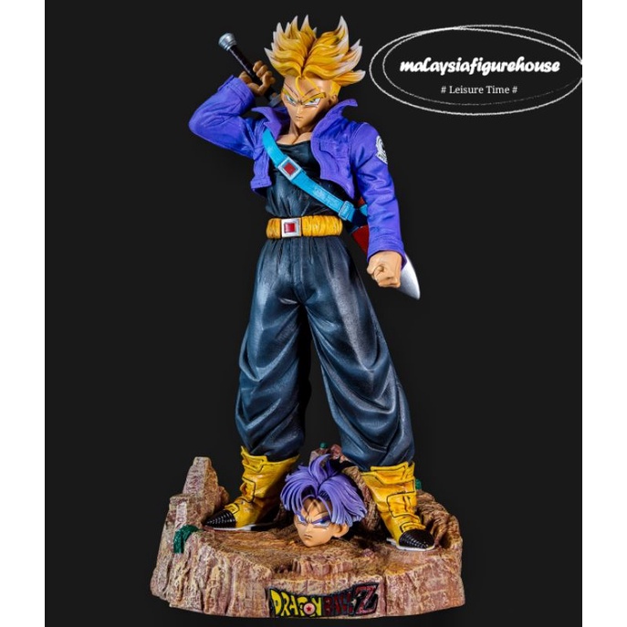 🔥READY STOCK🔥50CM DRAGON BALL MRC TRUNK SUPER SAIYAN 2 HEAD COPY RESIN ...