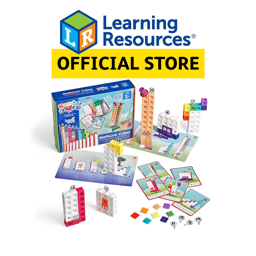 Learning Resources Mathlink Cubes Numberblocks 11 20 Activity Set By Hand2mind Age 3 Numbers