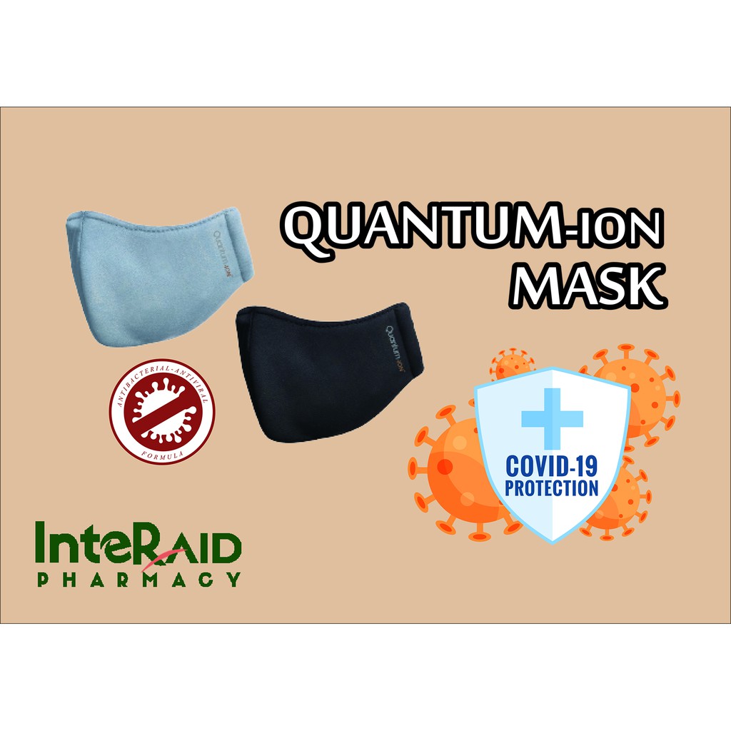 Quantum-Ion Mask Adult (BLACK COLOUR) | Shopee Malaysia