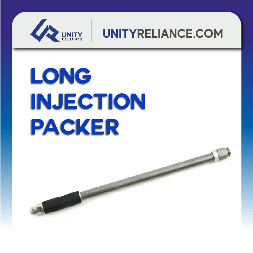 (130mm - 290mm) Long Injection Packer - PU GROUT / Epoxy Injection for ...