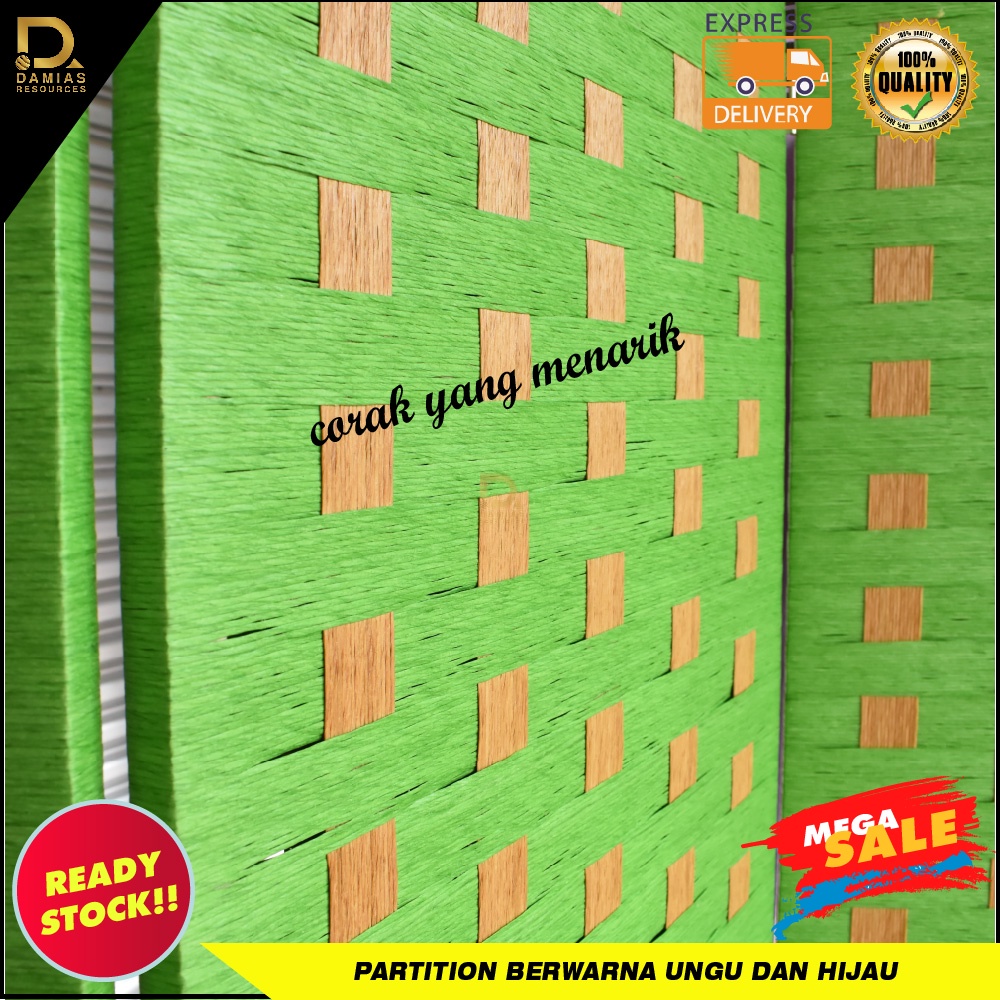 PARTITION SCREEN DIVIDER PEMBAHAGI PENGHADANG SURAU /DAPUR BERWARNA ...