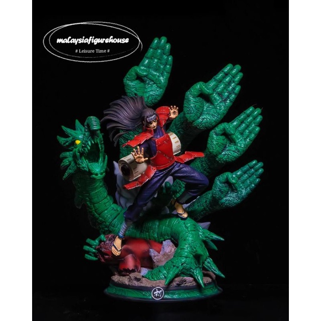 🔥READY STOCK🔥42CM NARUTO ANIME CS 1ST HOKAGE SENJU HASHIRAMA COPY RESIN ...