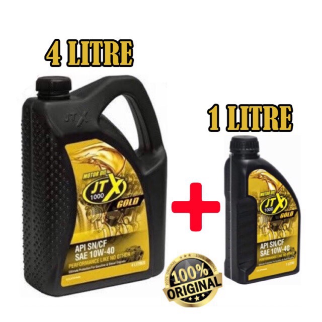 🔥MINYAK JTX GOLD 4L & 1L🔥+🎁 | Shopee Malaysia