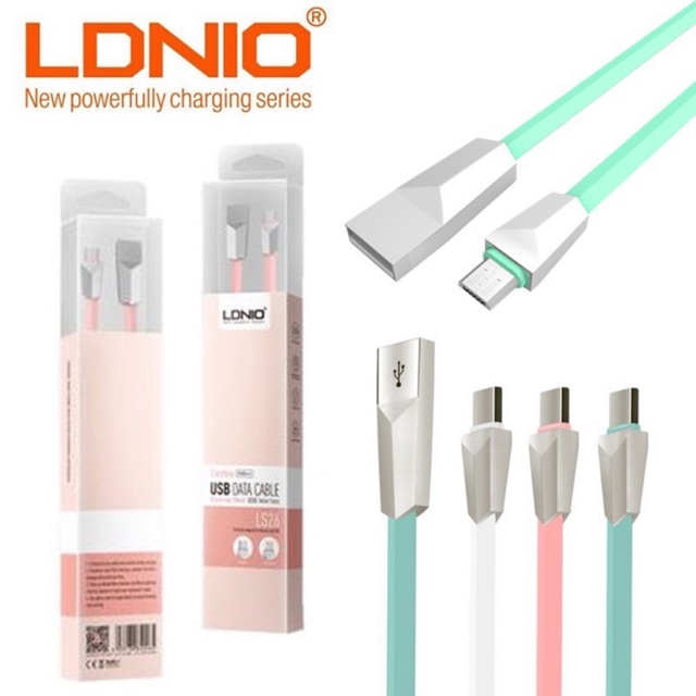 LDNIO LS26 Micro USB Fast Charging and Data Transfer Stainless Steel ...