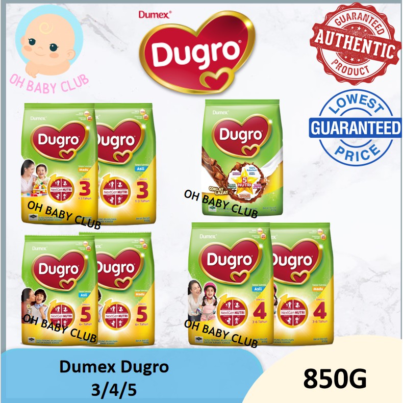 Dumex Dugro Asli Madu Chocolate 850g | Shopee Malaysia