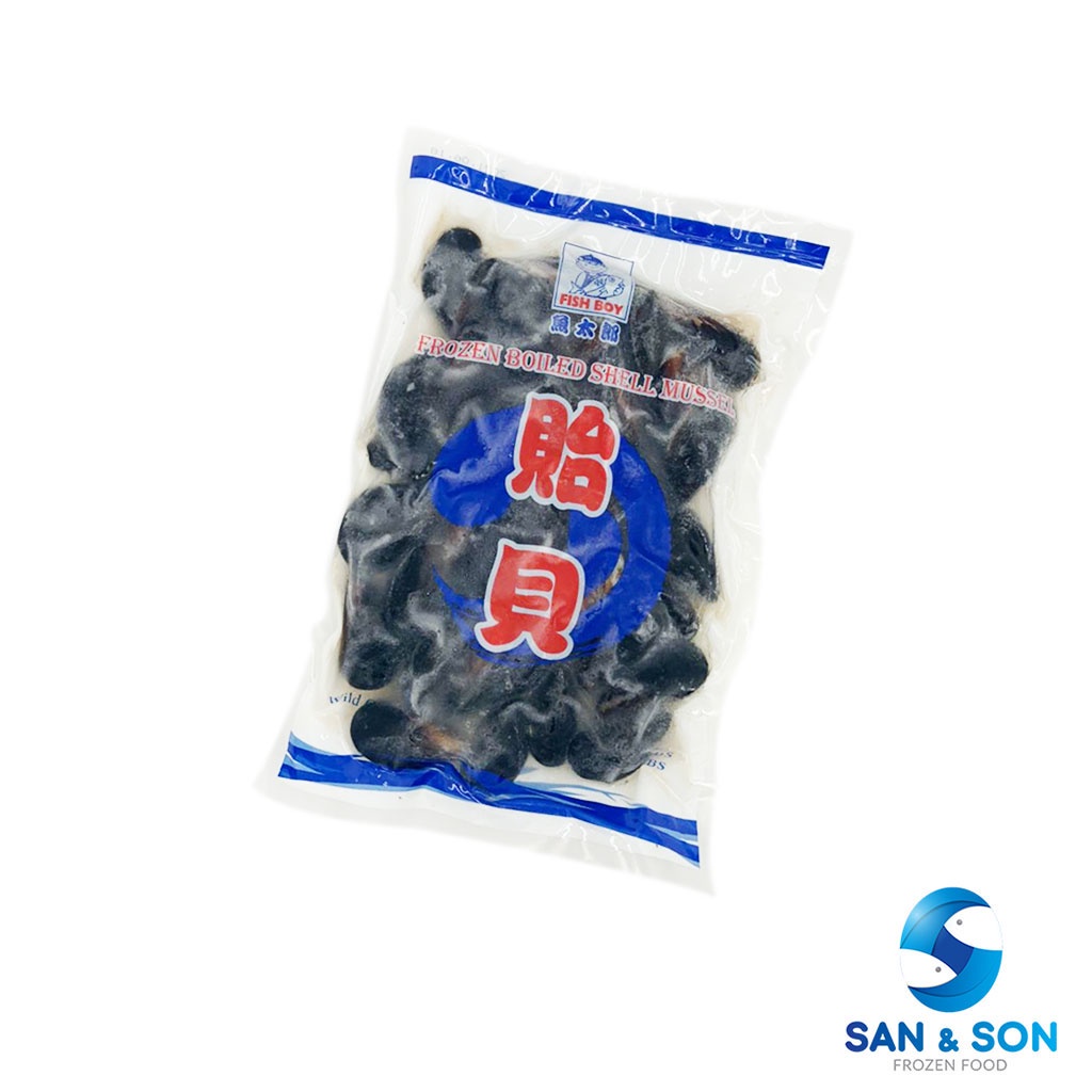 Frozen Boiled Shell Black Mussel San and Son Frozen San&Son | Shopee ...