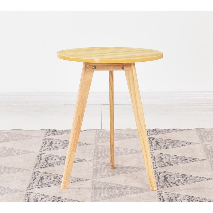 Erica Solid Wood Round Coffee Table | Shopee Malaysia