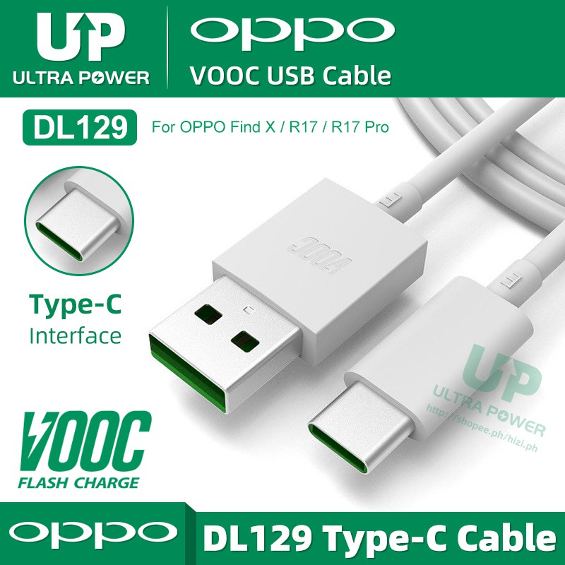 OPPO Find X / R17 / R17 pro VOOC Type-C Cable DL129 1 Meter Flashing ...