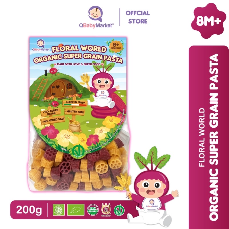 Q Baby Market Organic Super Grain Italy Baby Pasta / Gluten Free ...