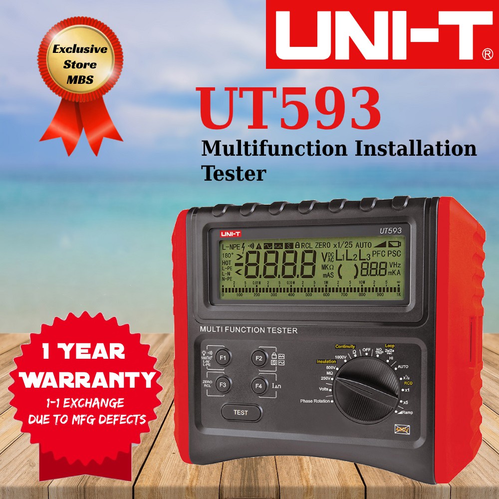 UNI-T UT593 Multifunction Installation Tester | Shopee Malaysia