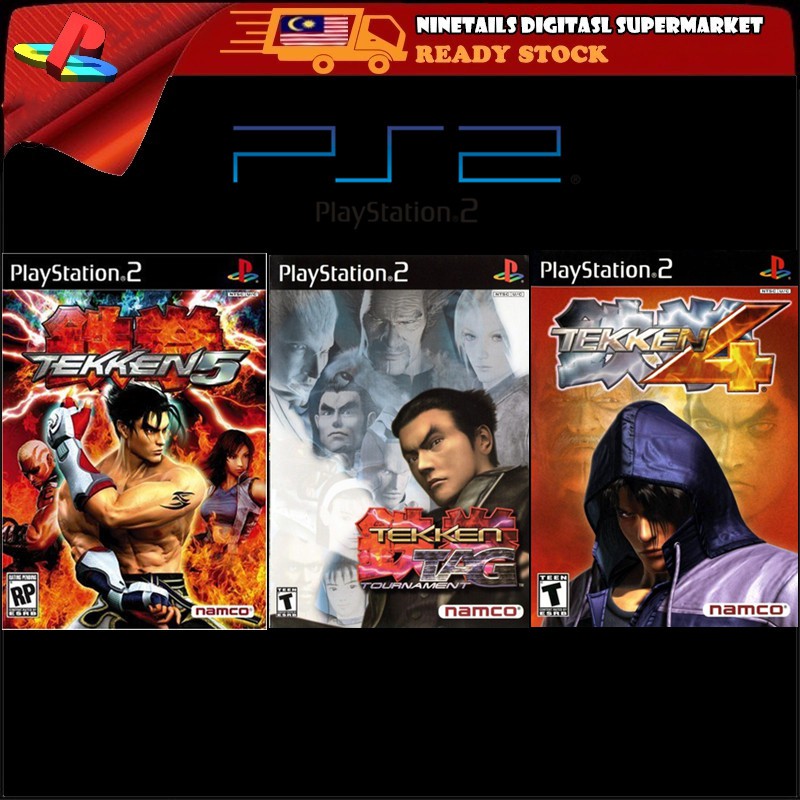 🎮 PS2 CD GAMES / Tekken Tag Tournament / Tekken 5 / Tekken 4 DVD GAMES ...
