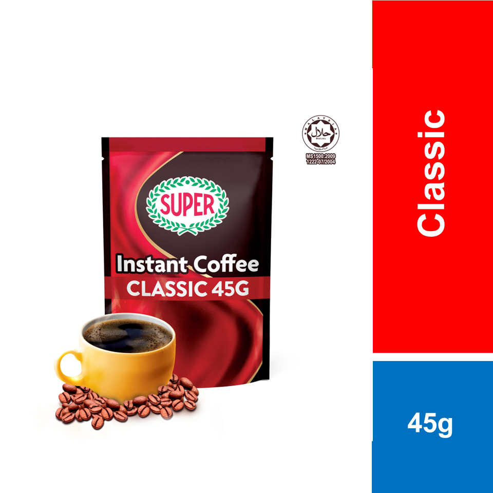 SUPER Classic Instant Coffee (45g) | Shopee Malaysia