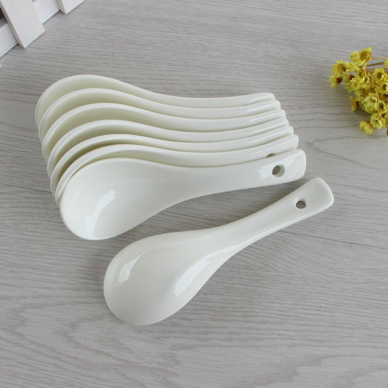 pure white ceramic spoon (RS2630) | Shopee Malaysia