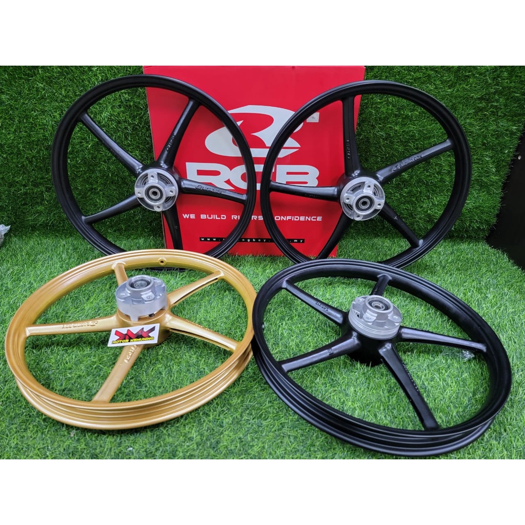 SP522 RCB ORI CUSTOM LAGENDA 135LC Y125 140/140 DEPAN 2BIJI ORIGINAL ...