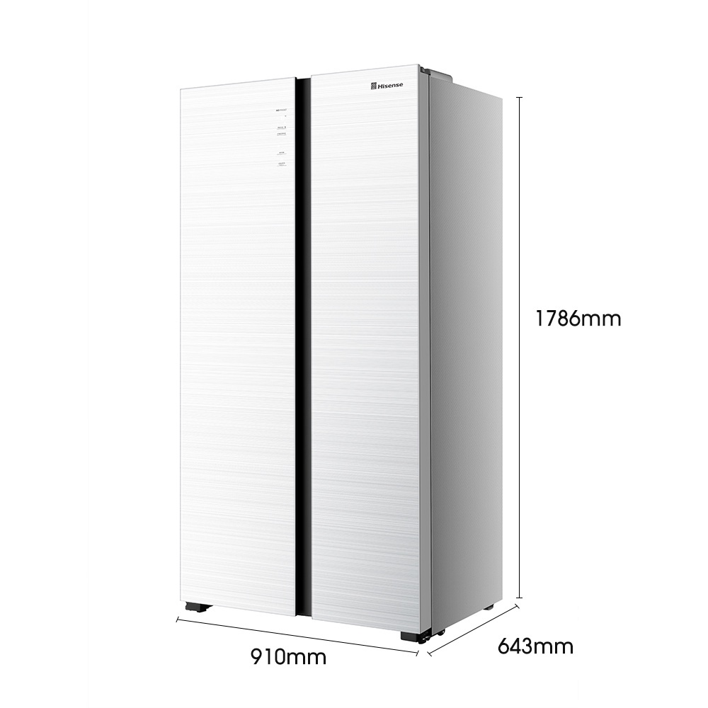 Hisense Side by Side 2 Door Inverter Refrigerator (620L) - (White ...