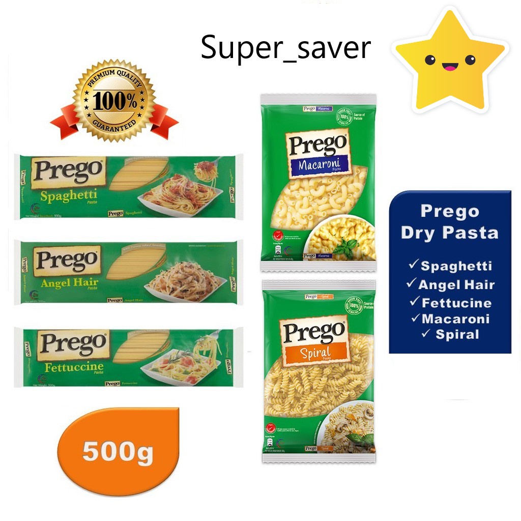 Prego Spaghetti 500G ASSORTED | Shopee Malaysia