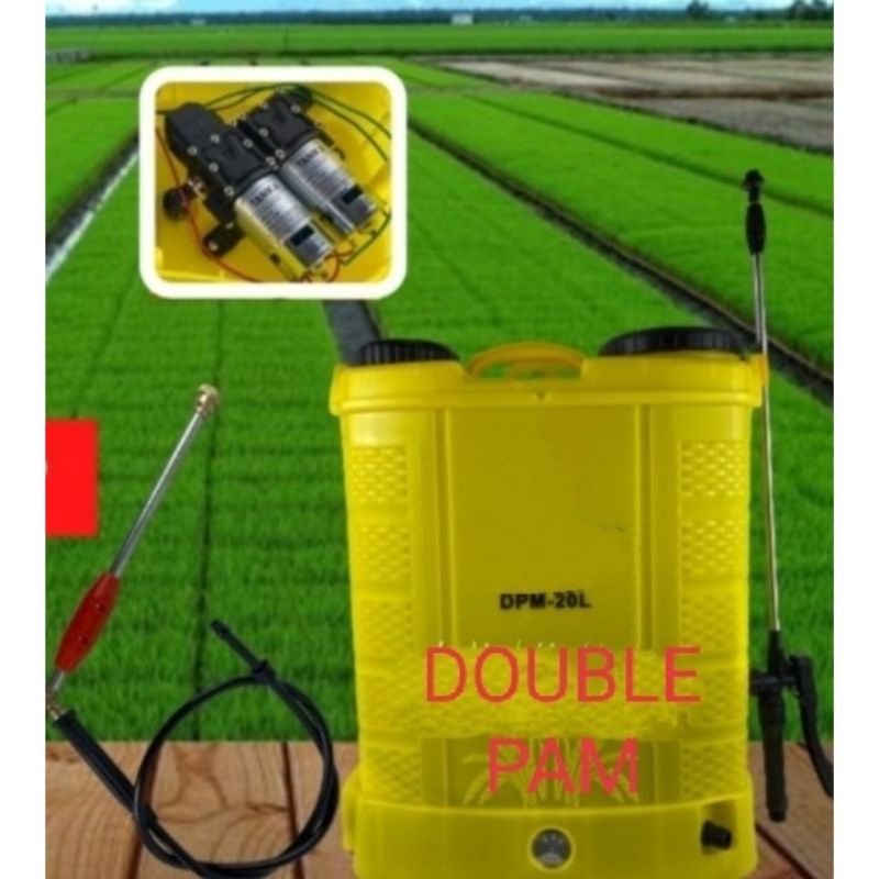100%TANIKA BATTERY SPRAYER DOUBLE MOTOR 20L(JAPAN TECHNOLOGY) | Shopee ...