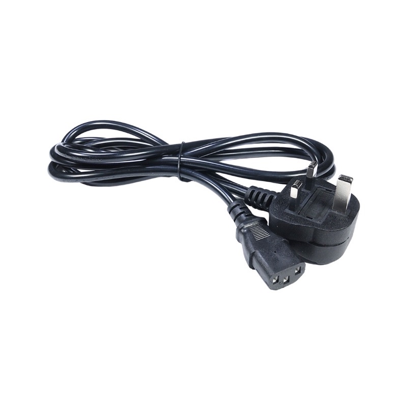 3 Pin IEC Female Socket to 13A UK Plug Cable (1.5Meter) | Shopee Malaysia