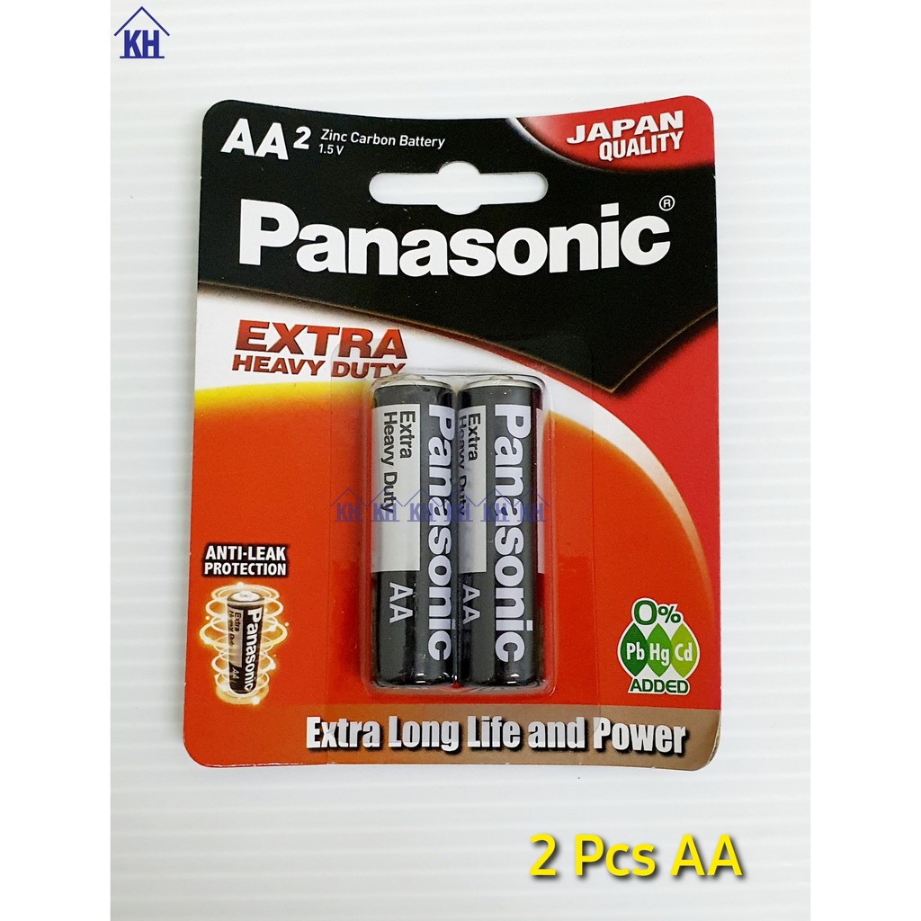 100% Original PANASONIC Extra Heavy Duty Battery [ C/D/9V/AA/AAA] {Saver Pack Available} 电池 ...