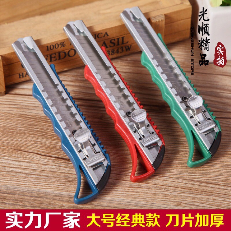 Hand push large utility knife utility knife color metal stainless steel ...