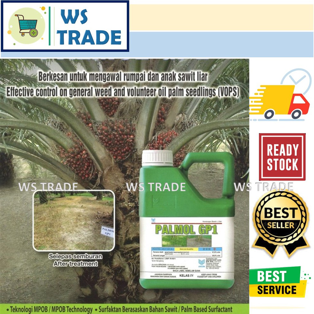 Palmol GP1 Herbicide / Racun Rumput @ 4 Liters (41%) | Shopee Malaysia