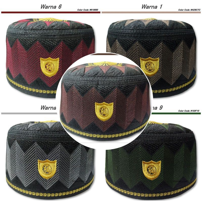 KOPIA TINGGI HITAM BERCORAK (Thai) | Shopee Malaysia