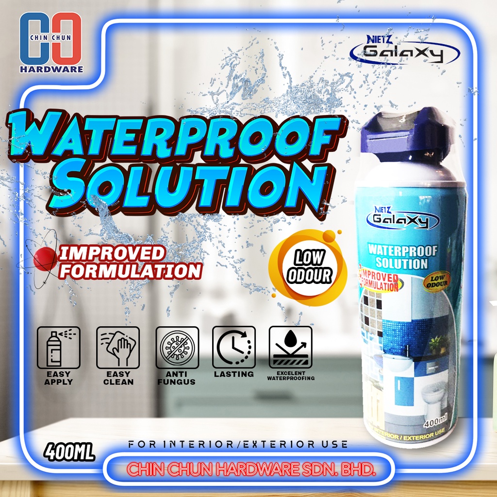 NIETZ GALAXY WATERPROOF SOLUTION | INTERIOR & EXTERIOR SPRAY | LOW ...