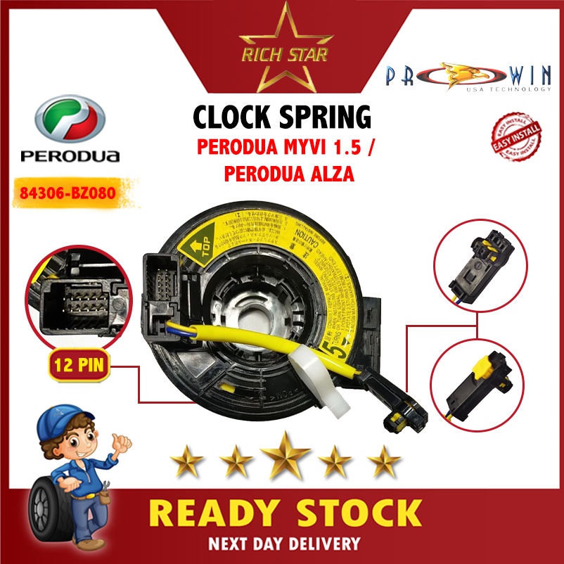 PERODUA MYVI LAGI BEST 1.5/ALZA(ALL NEW AVANZA)STEERING AIRBAG CLOCK ...