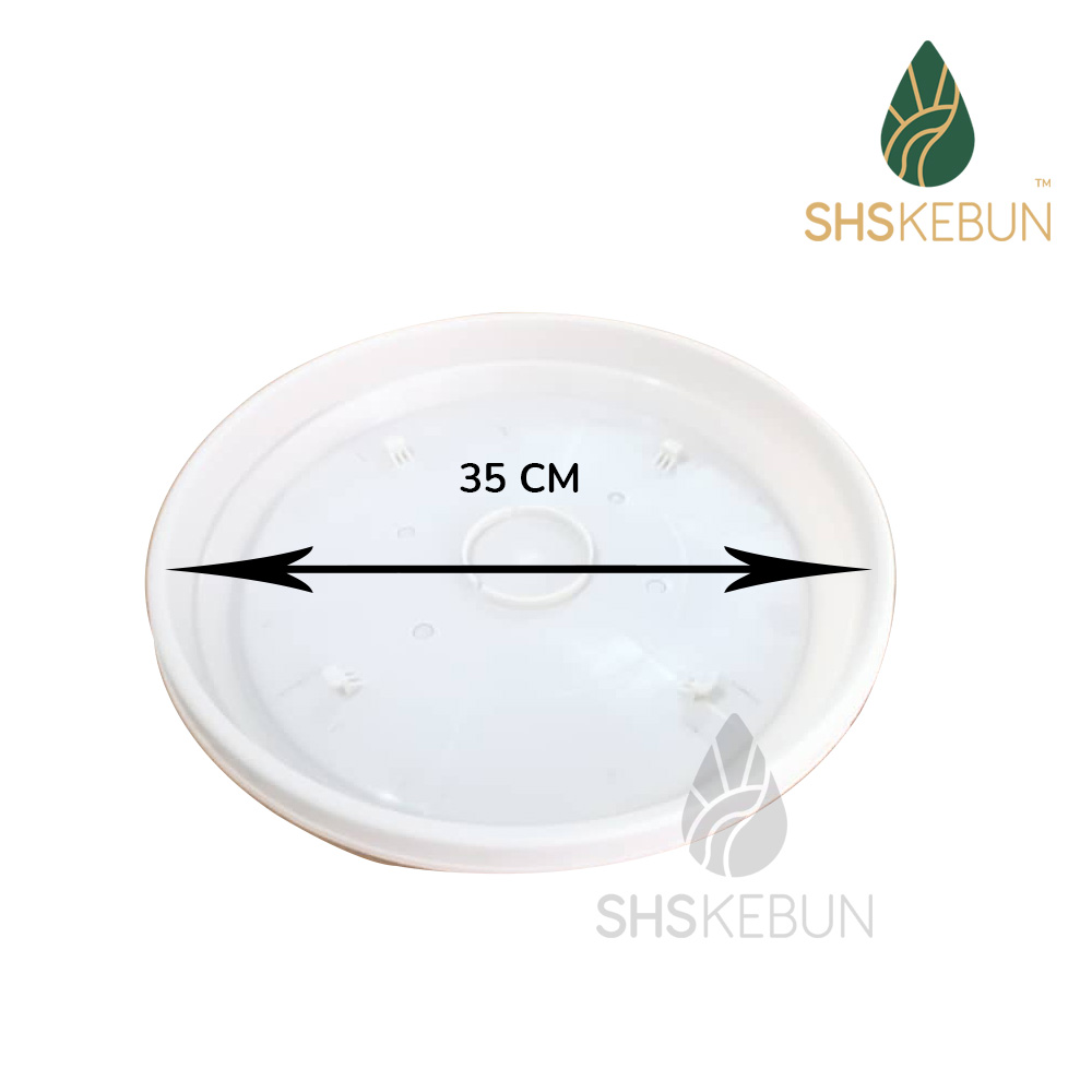 Saucer 35cm Pot Plate For Large 4 Planting Pockets Stackable Vertical ...